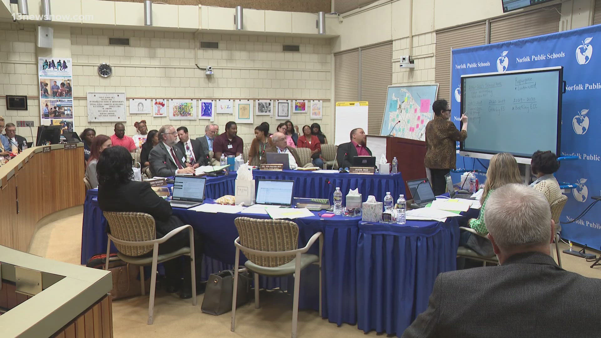Norfolk school board once again delays vote on school closure and ...