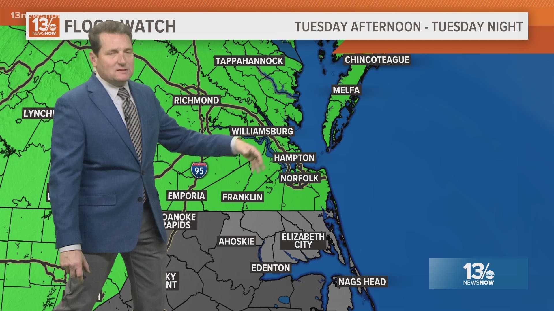 Stormy Tuesday afternoon and evening in Hampton Roads | 13newsnow.com