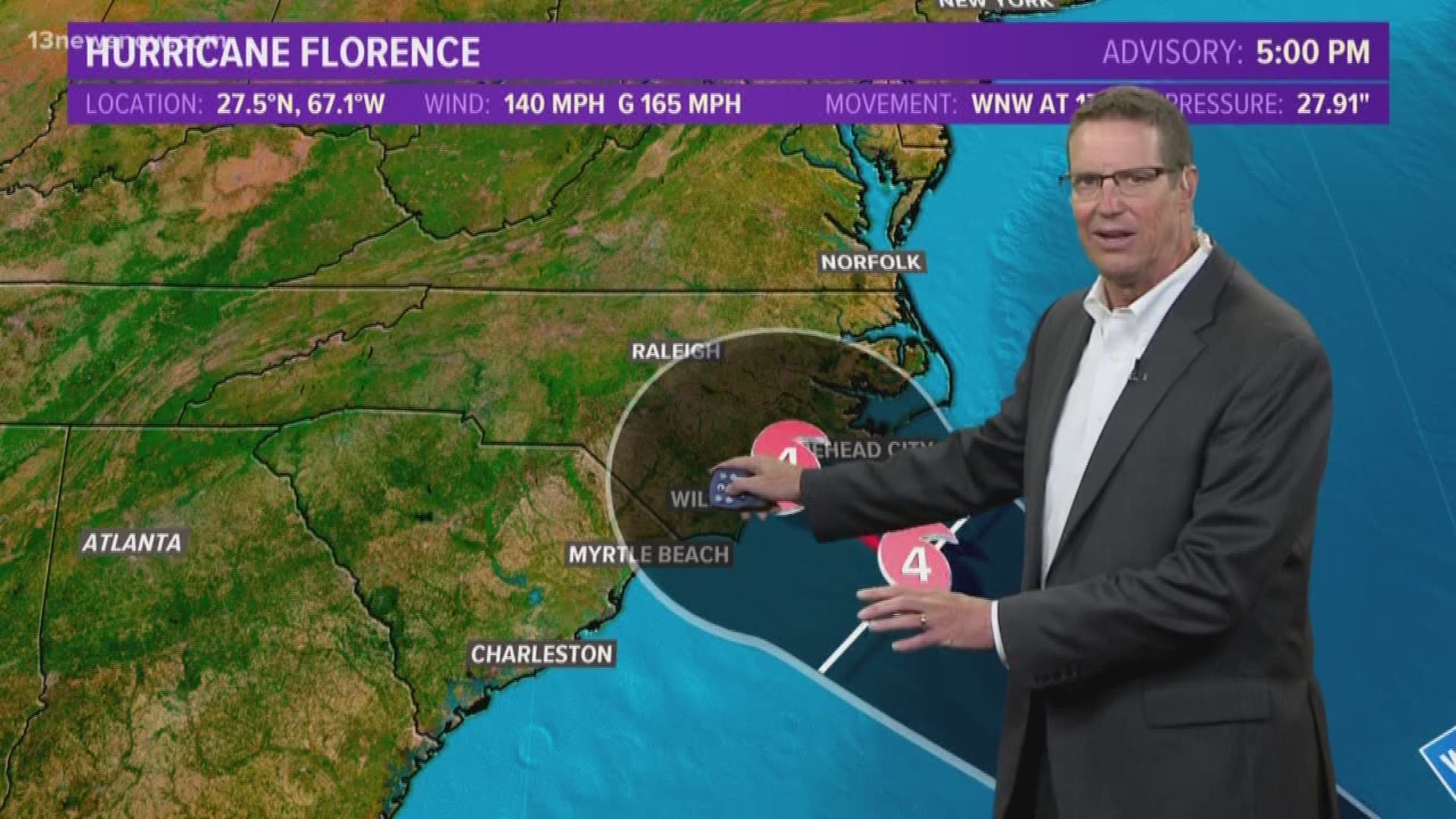 13News Now 5 p.m. Weather on September 11 | 13newsnow.com