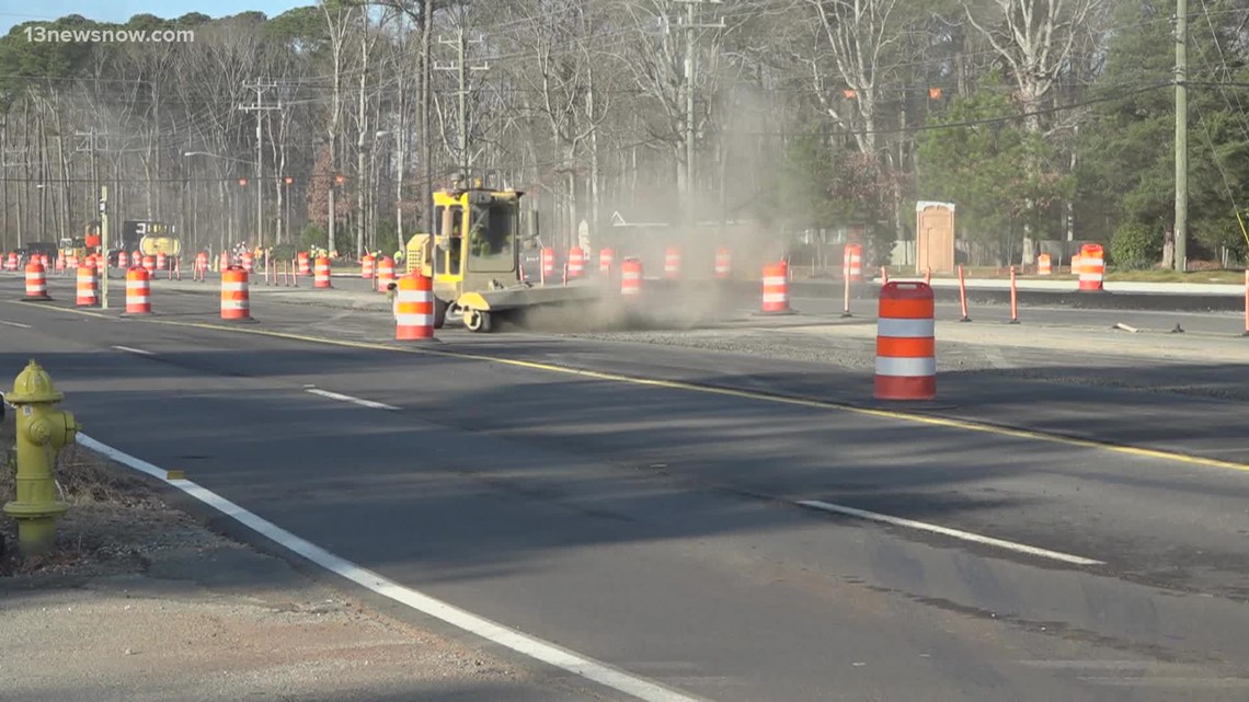 New traffic pattern comes to Laskin Road in Virginia Beach | 13newsnow.com
