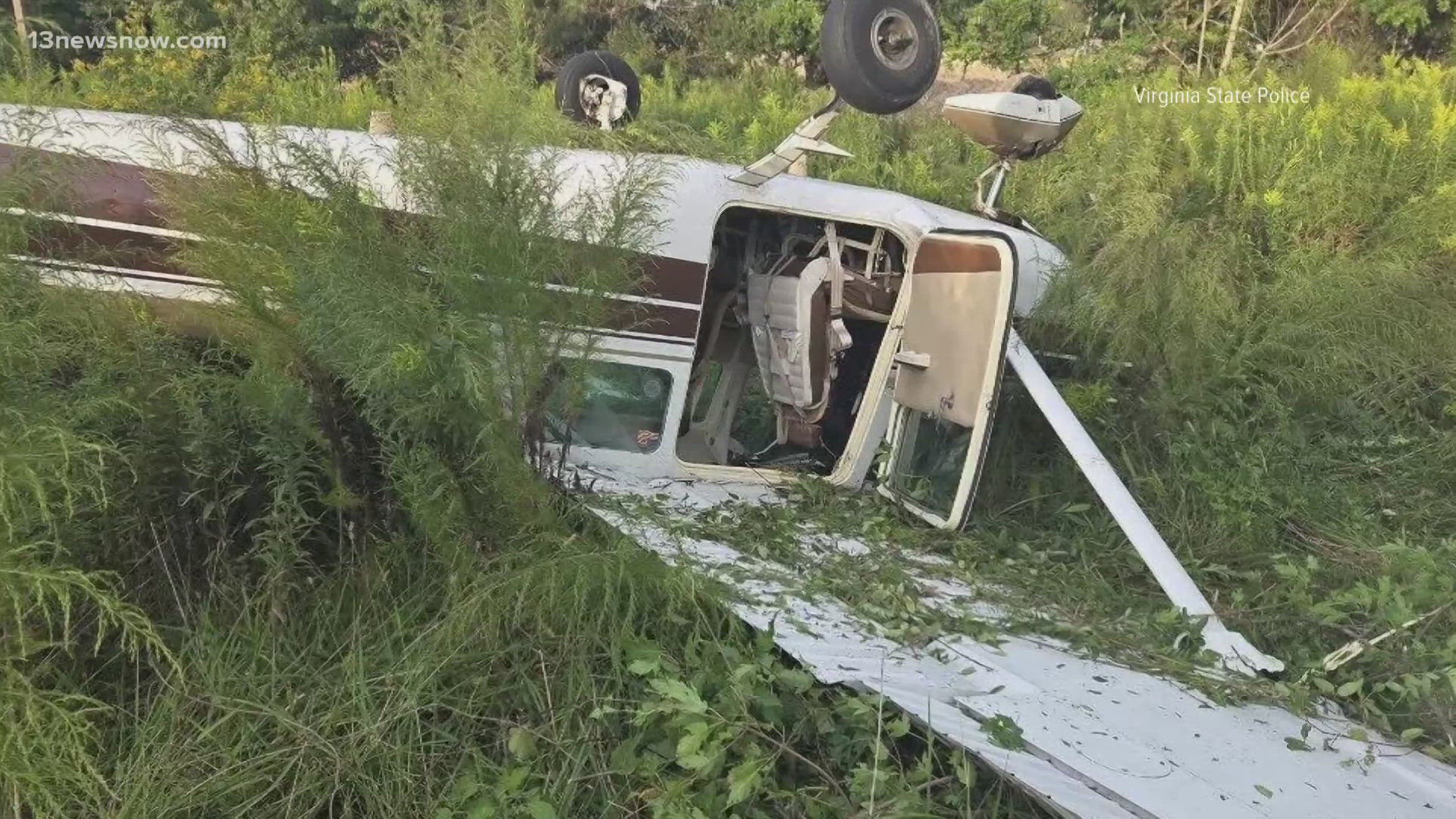No injuries after Williamsburg plane crash, state police say | 13newsnow.com