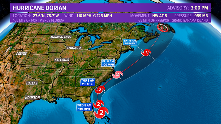 FORECAST: High risk of rip currents, watching for Dorian later this ...