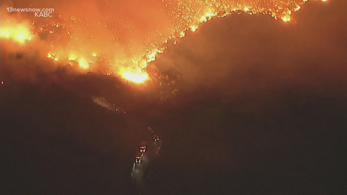 Fierce winds continue to drive destructive California wildfires ...