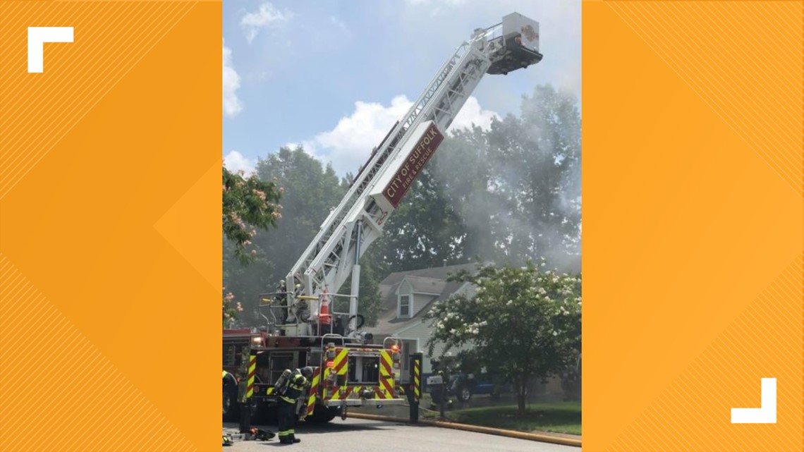 Firefighters overwhelmed by heat while putting out two-alarm fire in ...