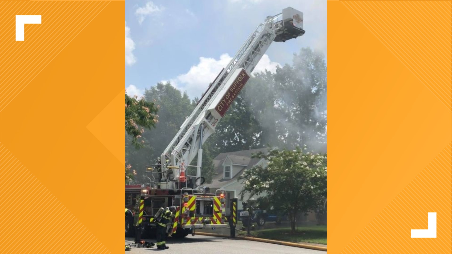 Firefighters overwhelmed by heat while putting out two-alarm fire in ...