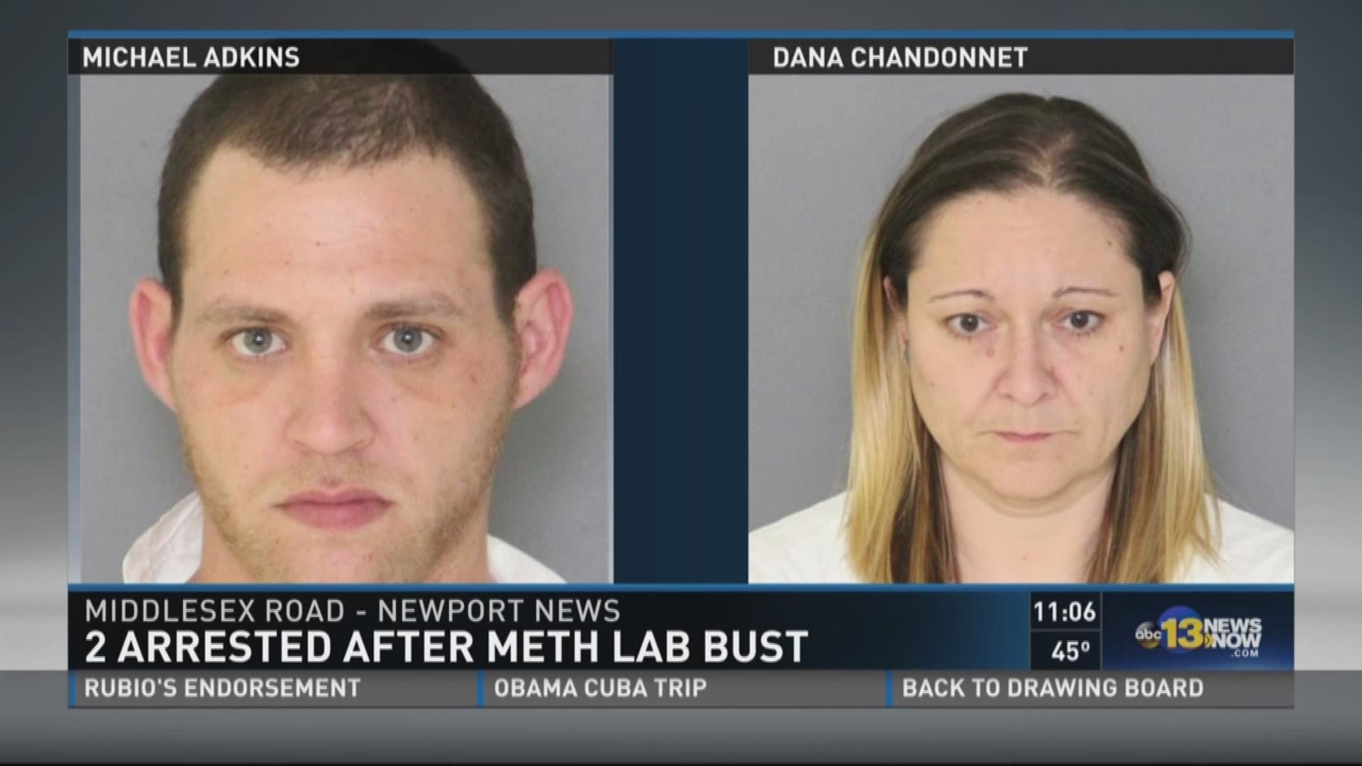 Two arrests made in second Newport News meth lab bust | 13newsnow.com