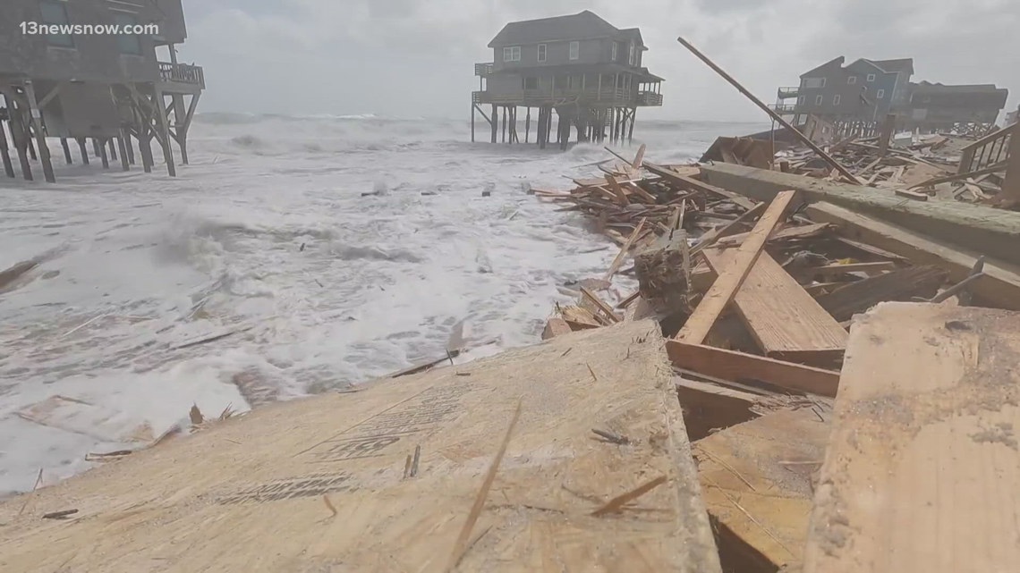 7 homes collapse in Buxton, leaving piles of debris | 13newsnow.com