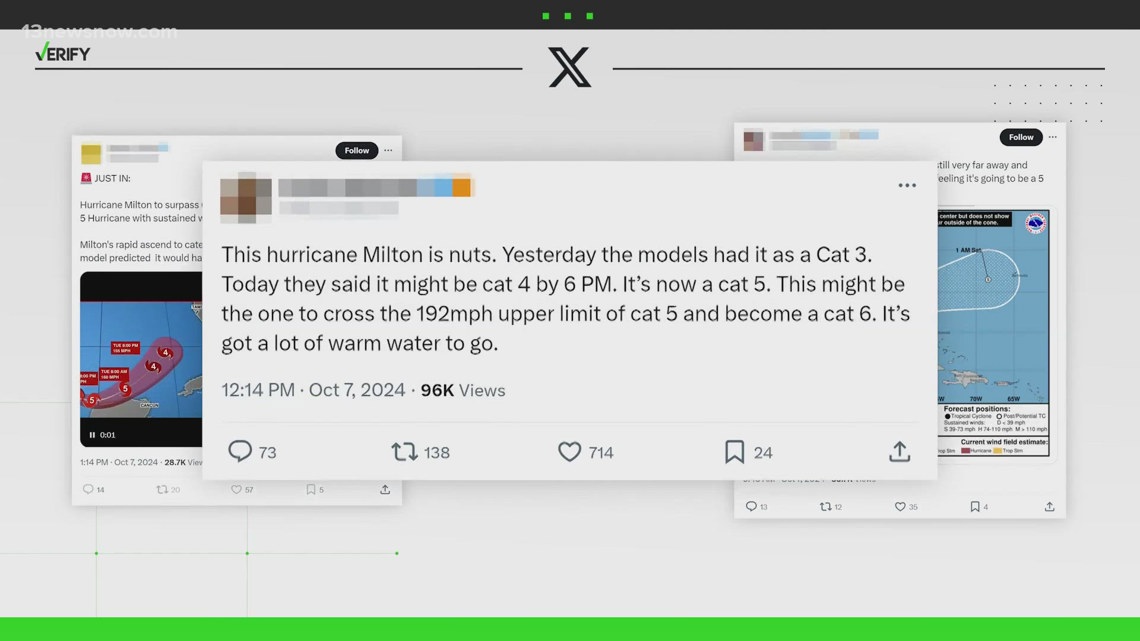 VERIFY: Is a Category 6 hurricane possible? | 13newsnow.com