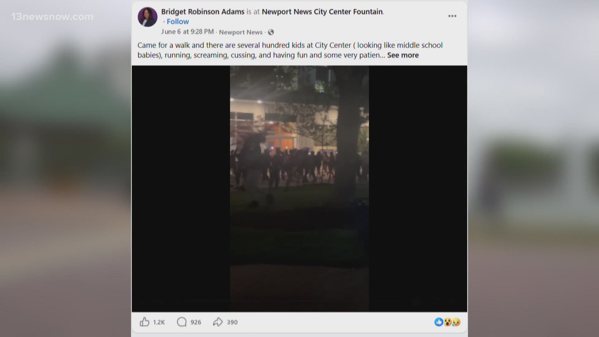 Newport News mayor proposes temporary City Center curfew after teen ...