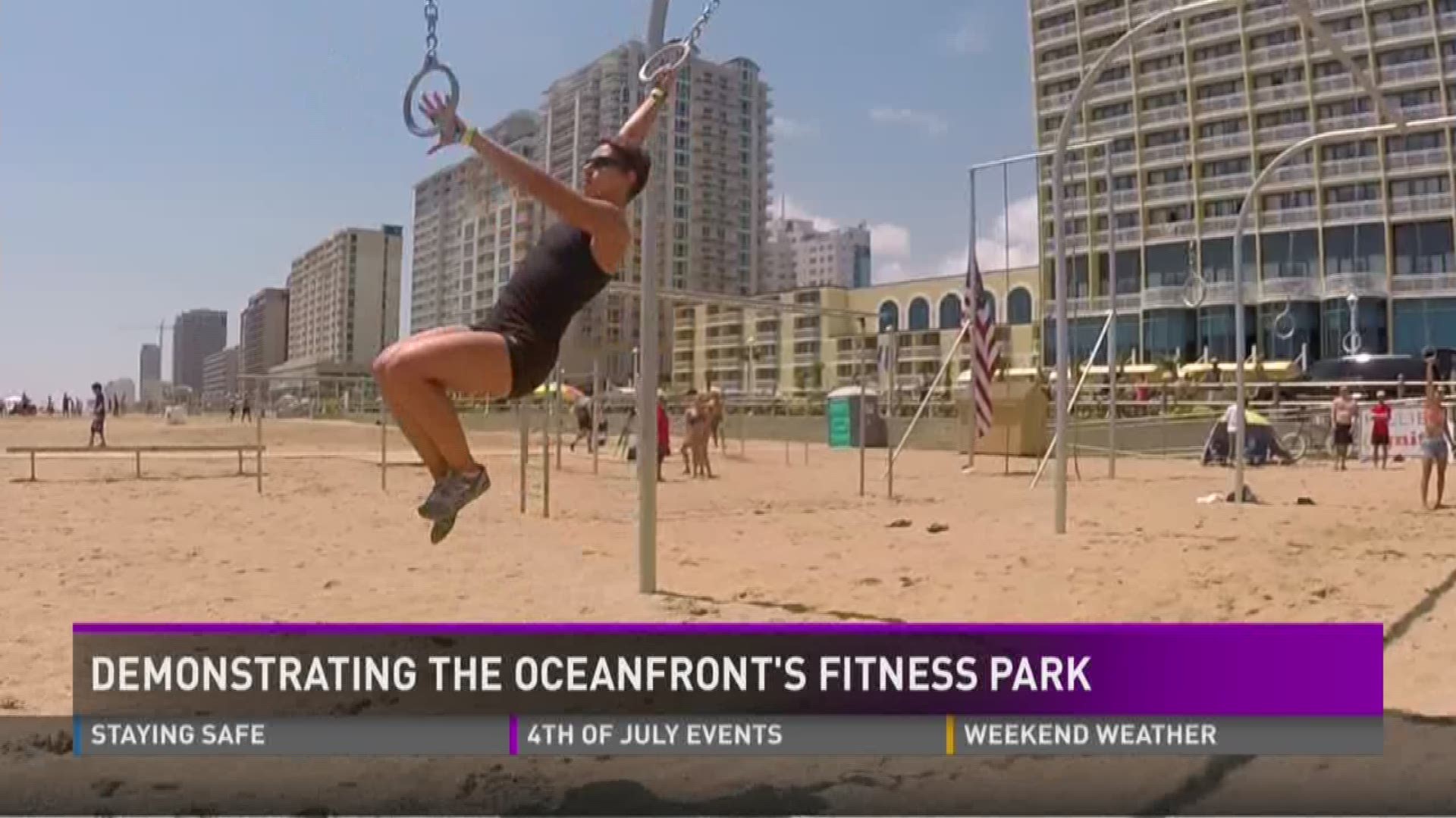 New fitness park opens at Virginia Beach Oceanfront | 13newsnow.com