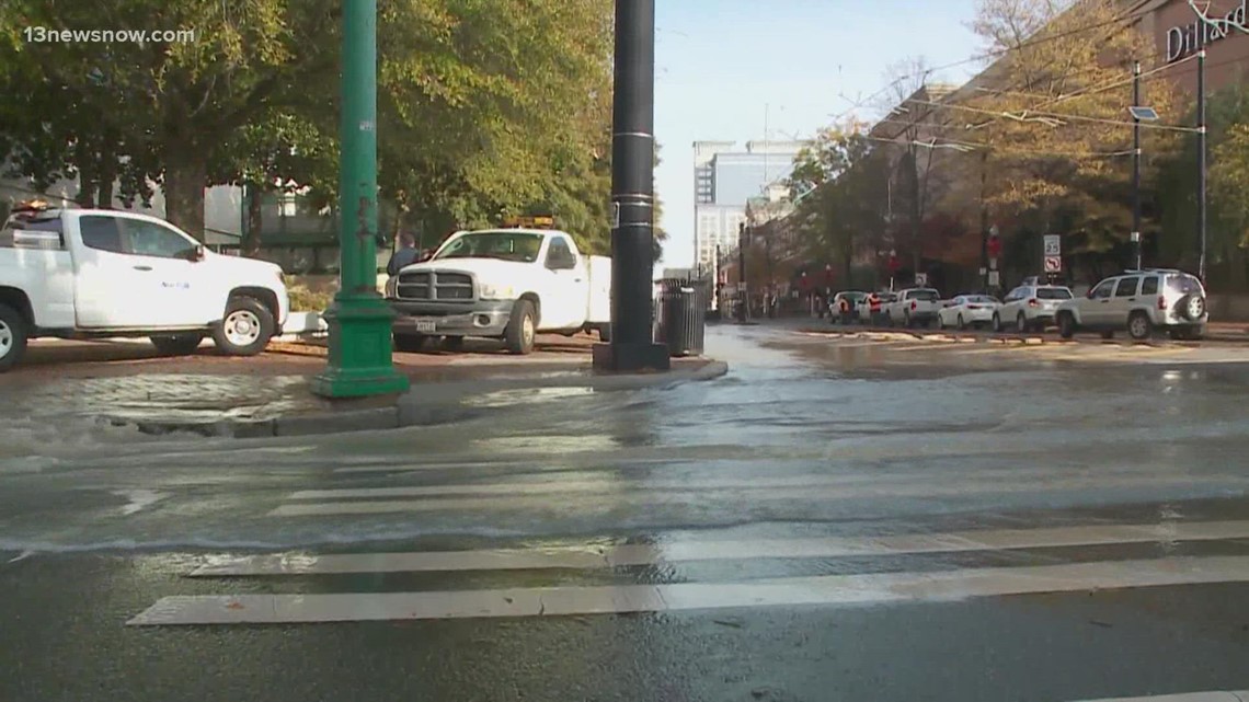 Tide light rail returns to full service after main water line break ...