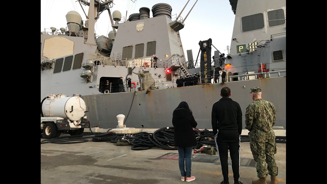 USS McFaul leaves on 7-month deployment | 13newsnow.com