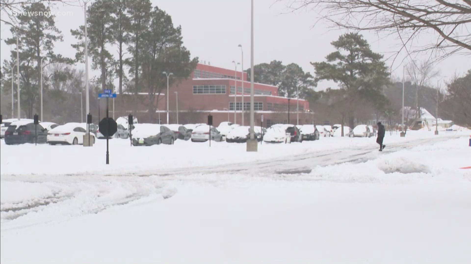 Snowfall restarts in Elizabeth City | 13newsnow.com