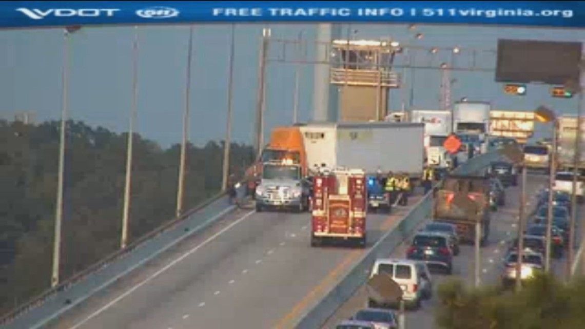 Tractor-trailer crash at High Rise Bridge | 13newsnow.com