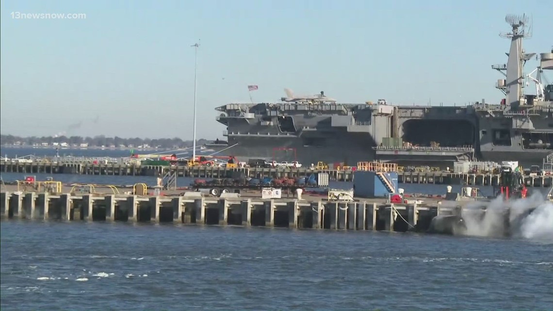 USS Gerald R. Ford returns to Naval Station Norfolk | 13newsnow.com