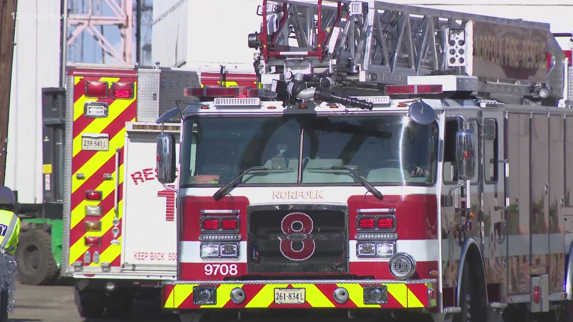 Norfolk Fire-Rescue responds to fire on USS Bataan at General Dynamics ...