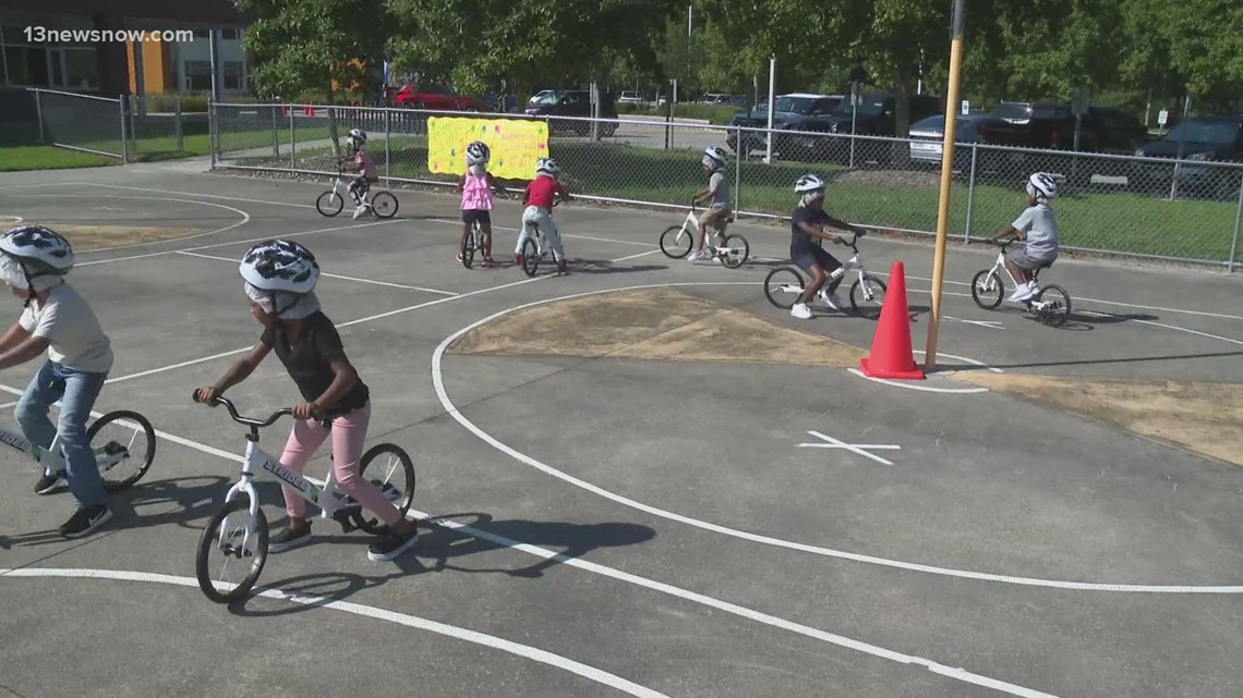 Elementary school gets new bicycles for kindergarten students from non ...