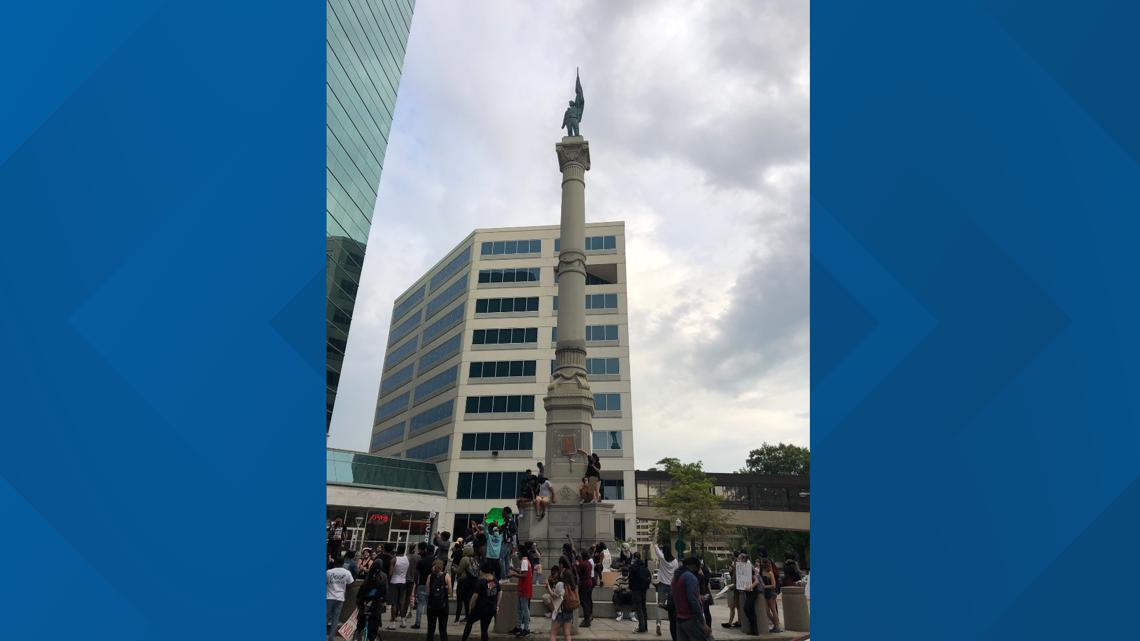 Demonstrators in Norfolk march, rally at locations throughout city ...