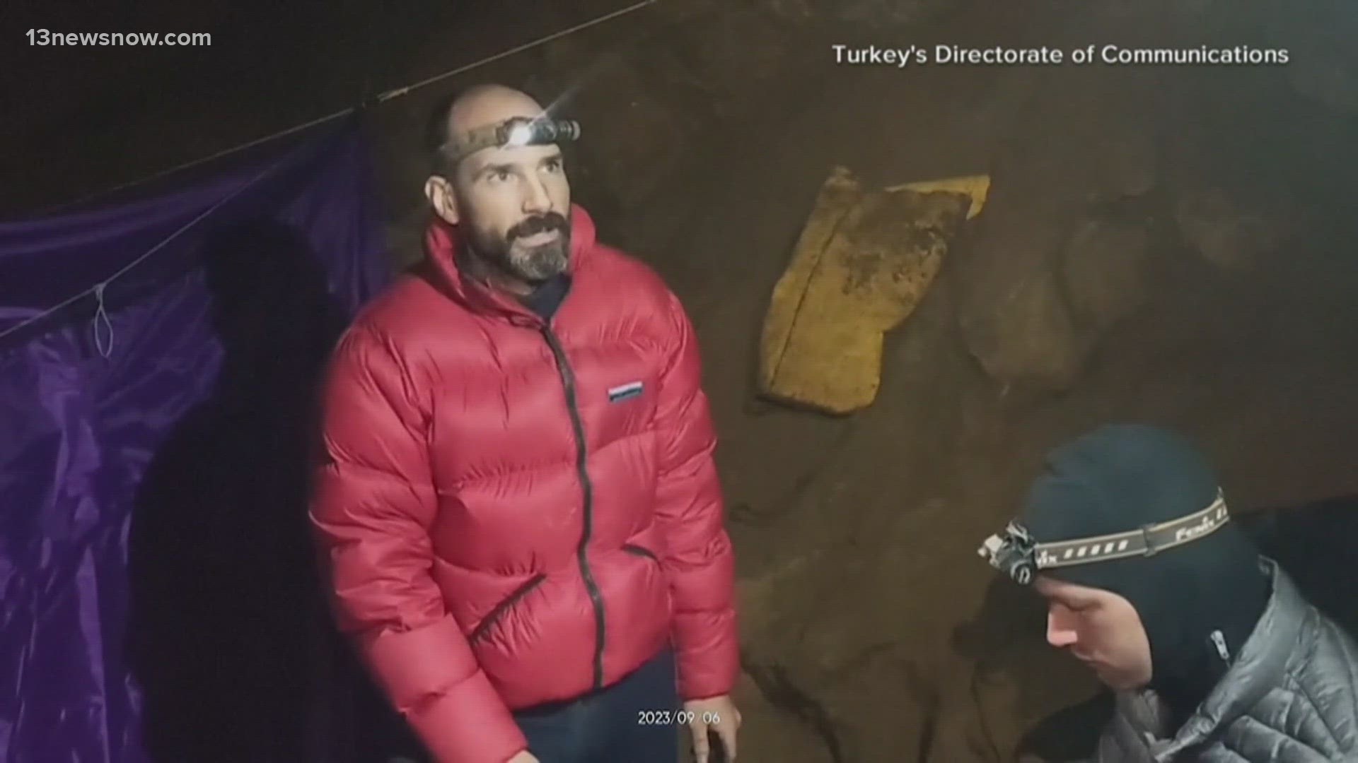 Turkey cave rescue: Video shows US researcher trapped inside ...