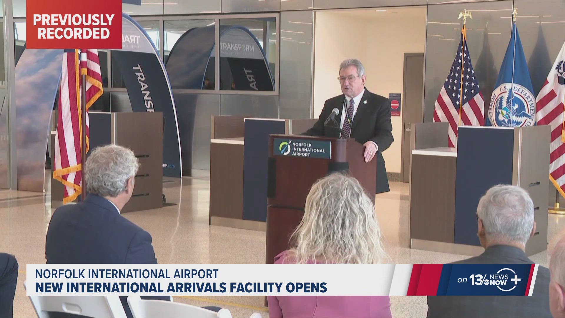 Norfolk International Airport unveils new international arrival ...