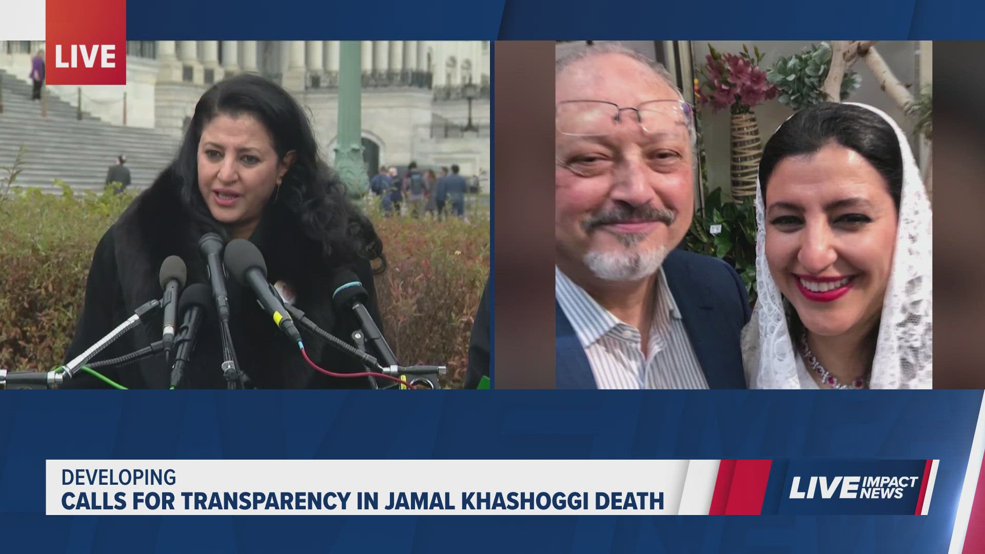 Khashoggi's widow and Democrats demand release of call transcript with ...