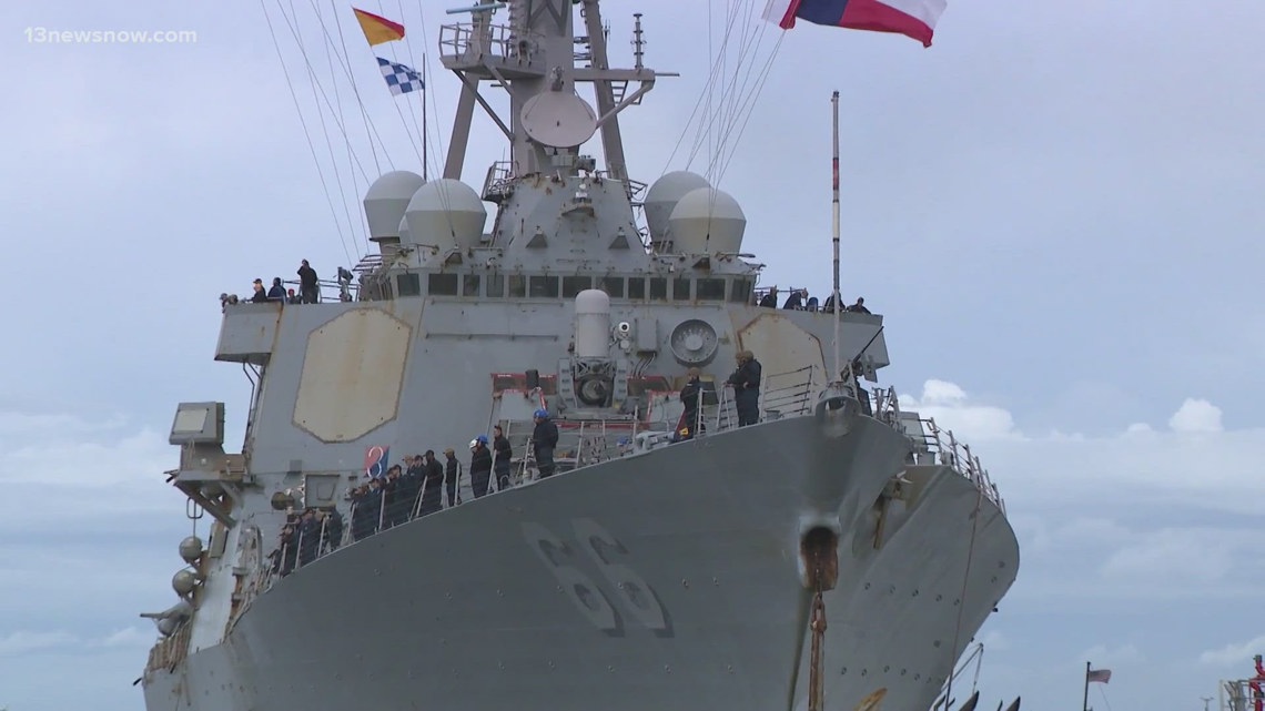 Navy destroyer USS Gonzalez begins deployment from Naval Station ...