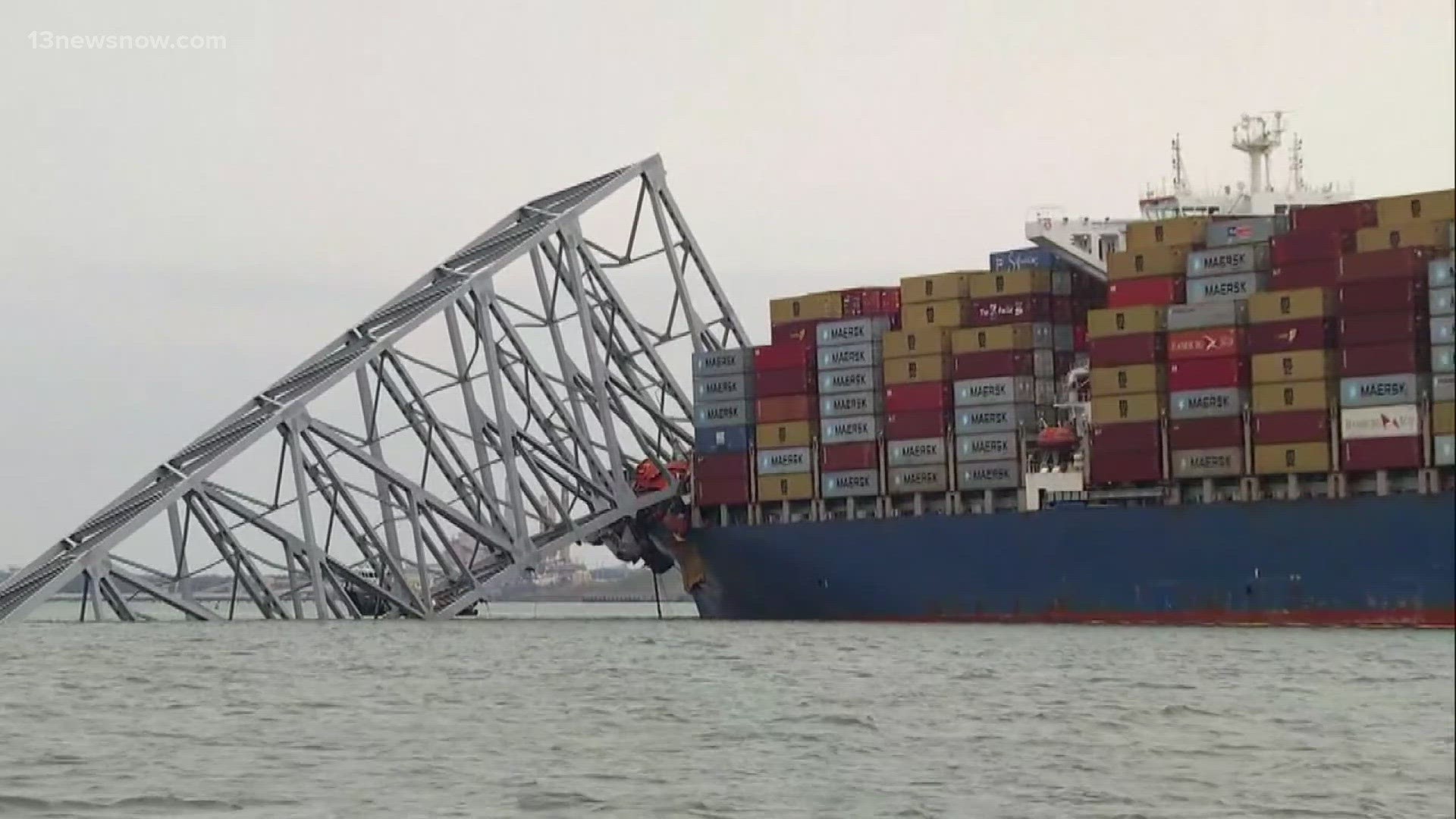 Cleanup efforts following Baltimore bridge collapse | 13newsnow.com