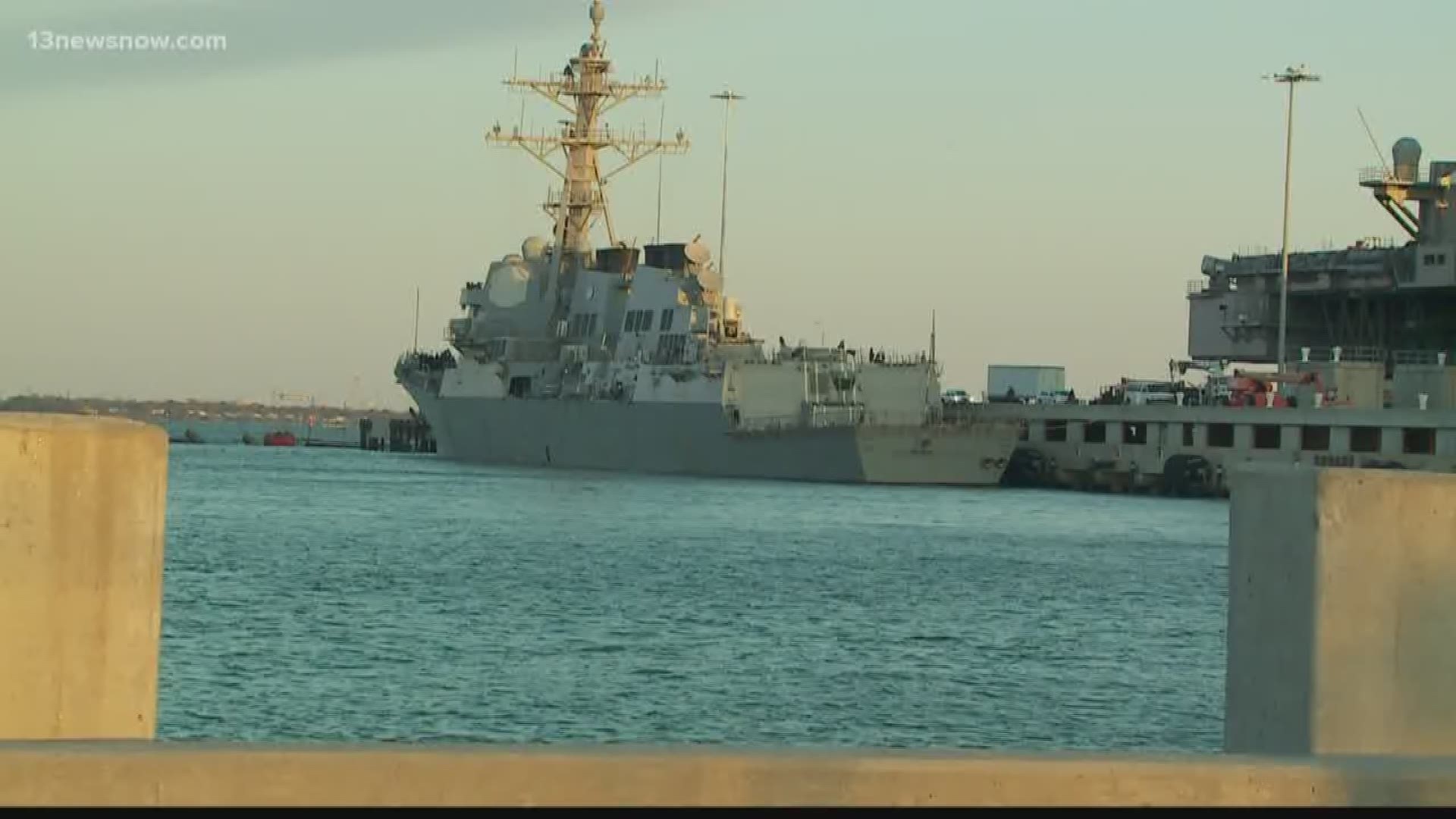 USS Winston S. Churchill leaves on 6-month deployment | 13newsnow.com