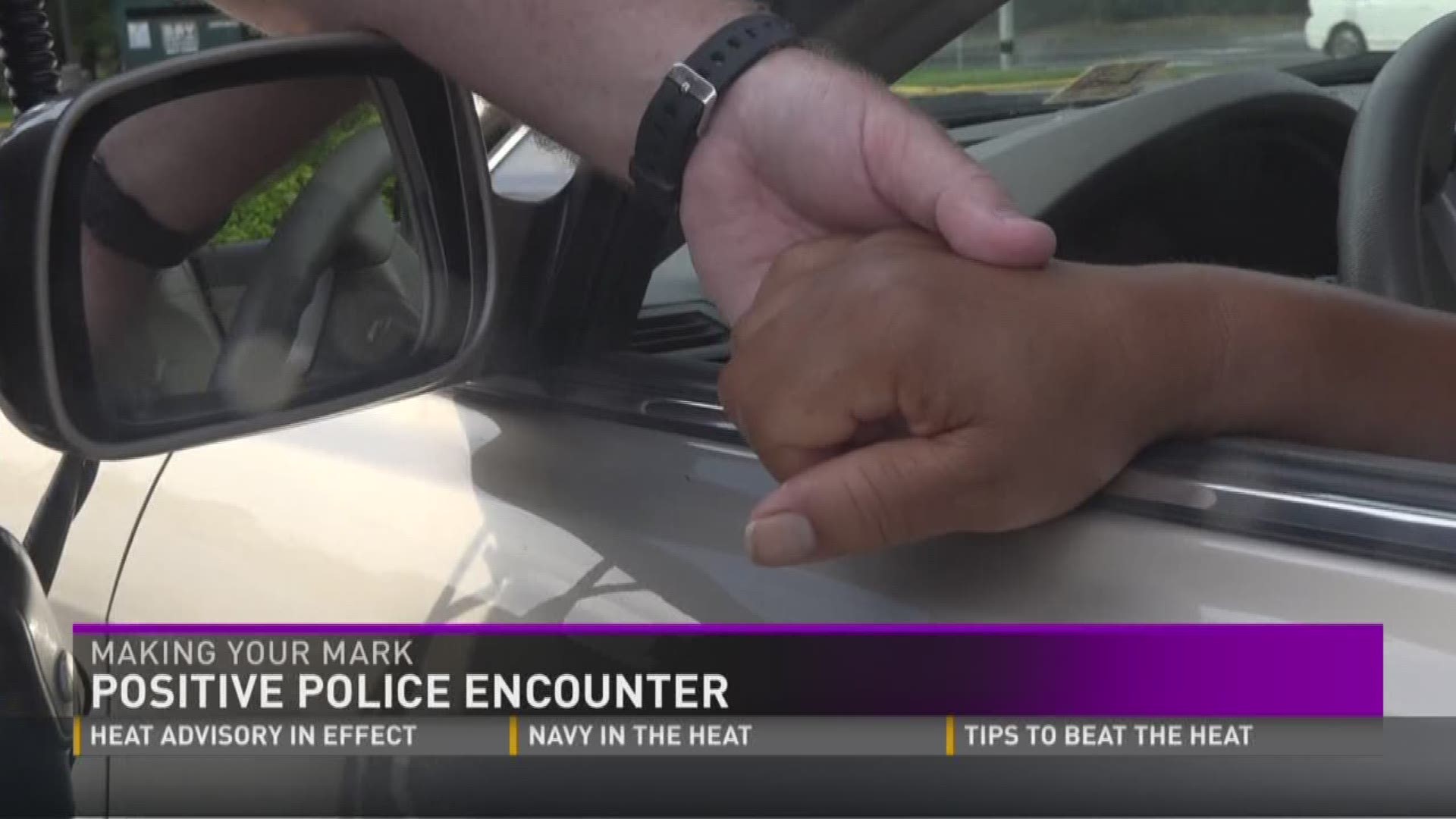 Making Your Mark: Positive police encounter | 13newsnow.com