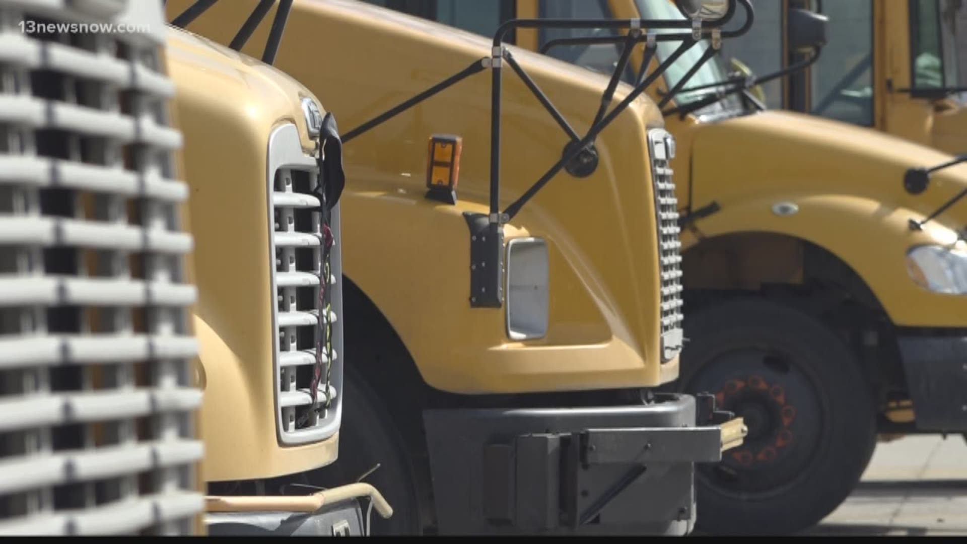 Ribbons on buses to promote school bus safety | 13newsnow.com