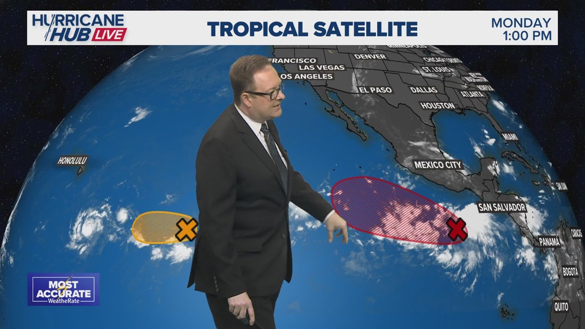 Active Pacific with Hurricane Iona and Tropical Storm Keli | 13newsnow.com