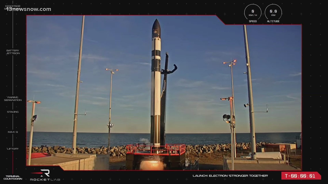 Rocket Lab's Electron rocket lifts off from Wallops | 13newsnow.com