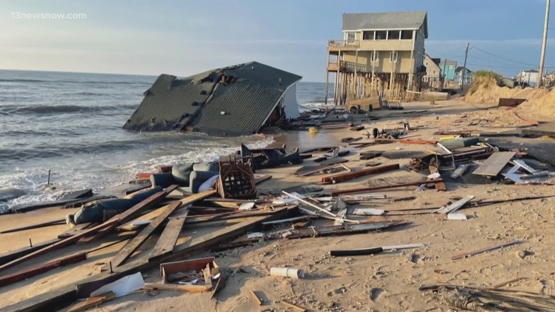 Sixth house collapses into ocean at Outer Banks overnight | 13newsnow.com