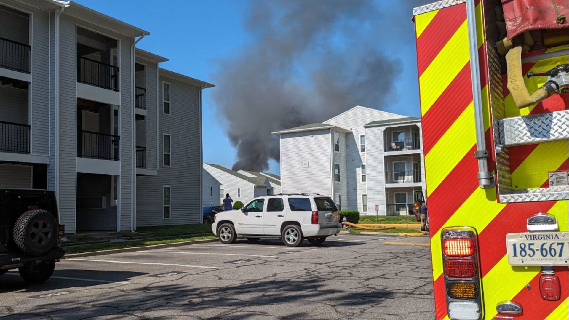 13 displaced in large fire at Virginia Beach apartment complex ...