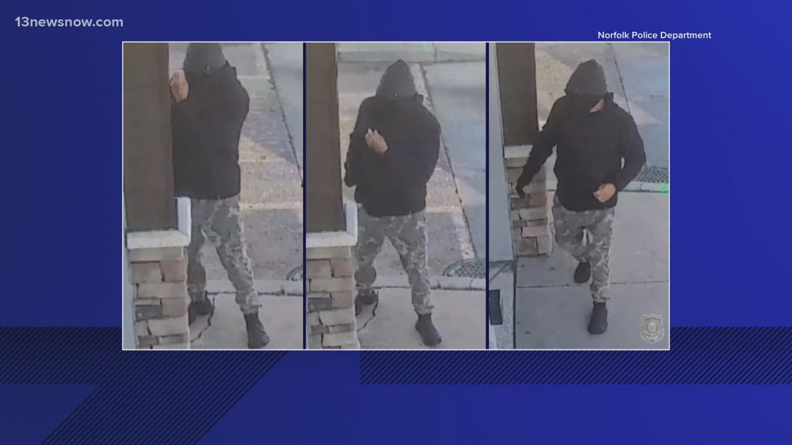 Search for Norfolk bank robbery suspect | 13newsnow.com