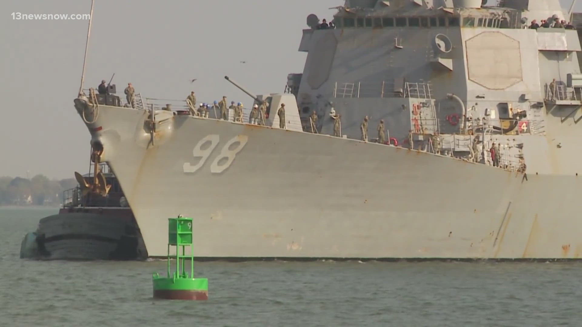 USS Forrest Sherman returns to Norfolk after months-long deployment ...