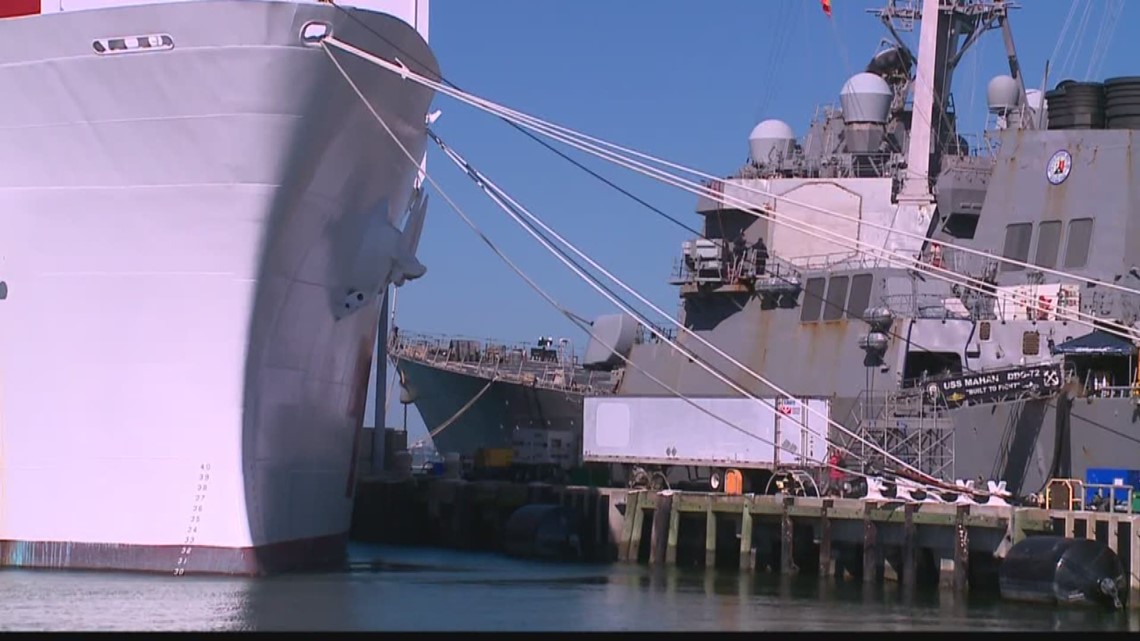 USNS Comfort deploys for Puerto Rico | 13newsnow.com