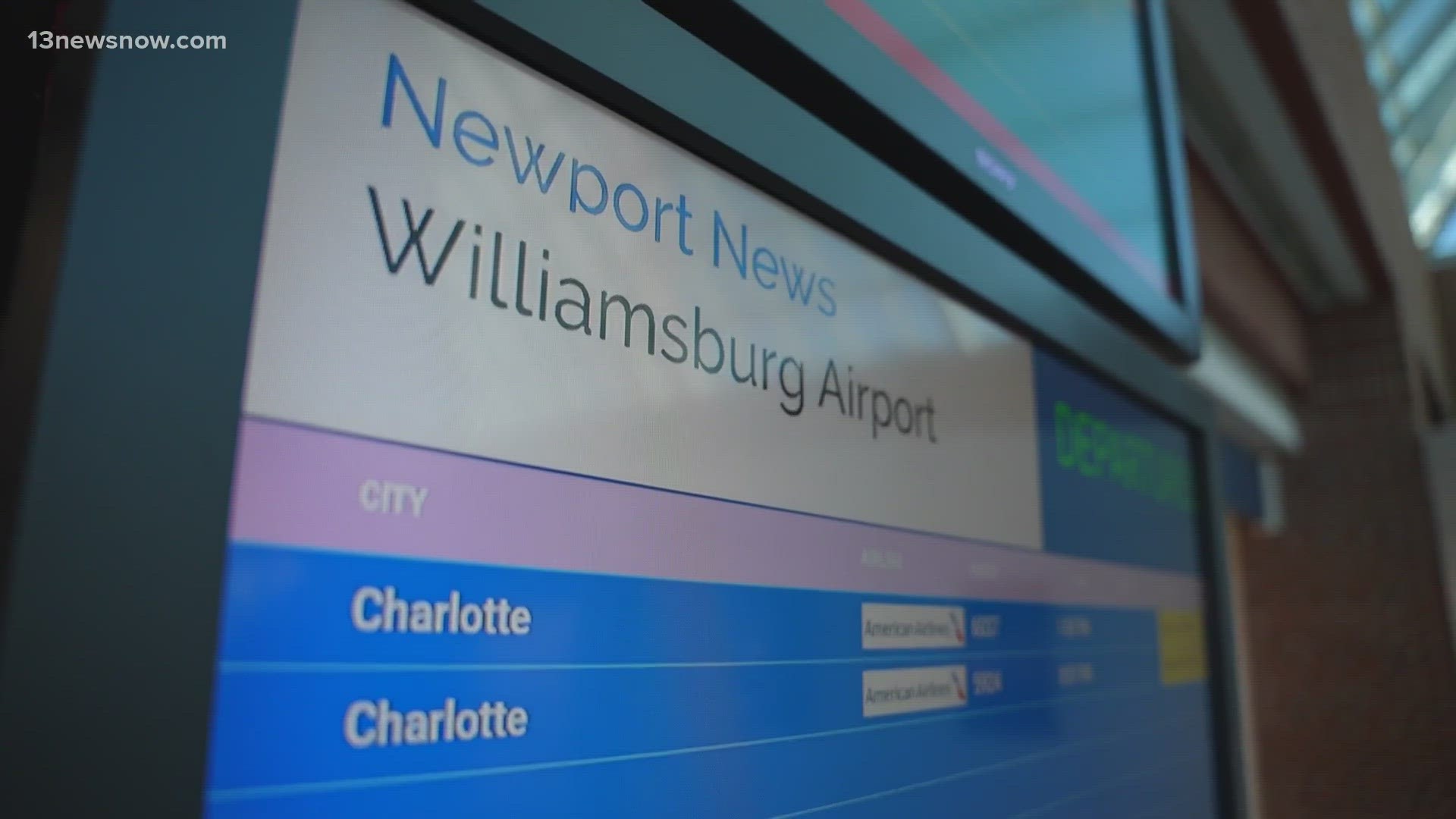 Newport News Williamsburg Airport Gets 1M In Federal Funding Newport News Williamsburg Airport Gets 1M In Federal Funding