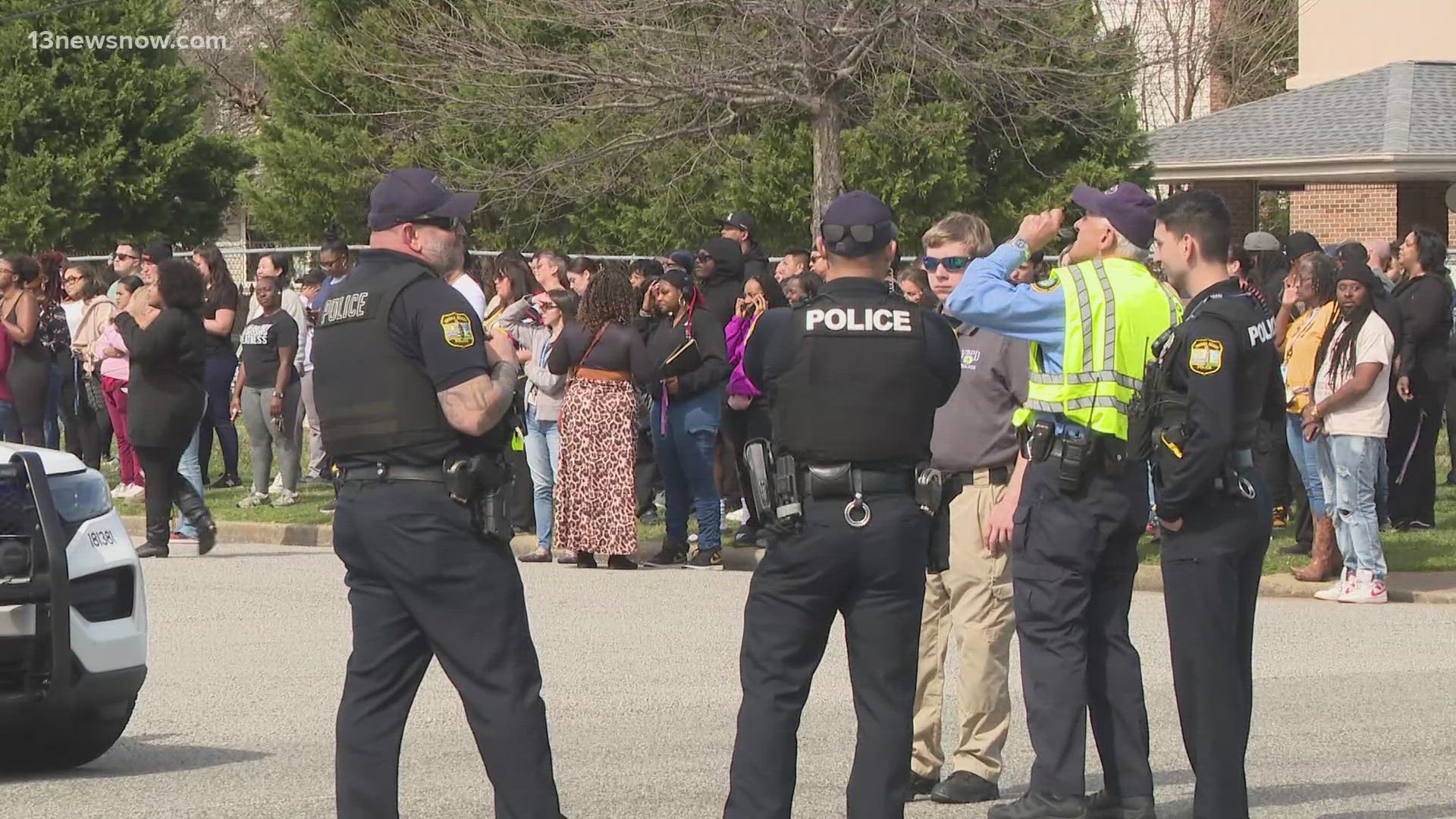 Reported threat at Bayside High School: at least 1 detained | 13newsnow.com