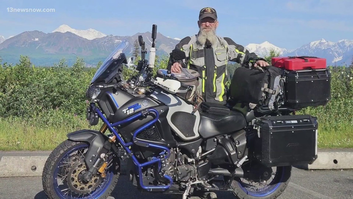 Yorktown motorcyclist travels 14,939 miles across North America and ...