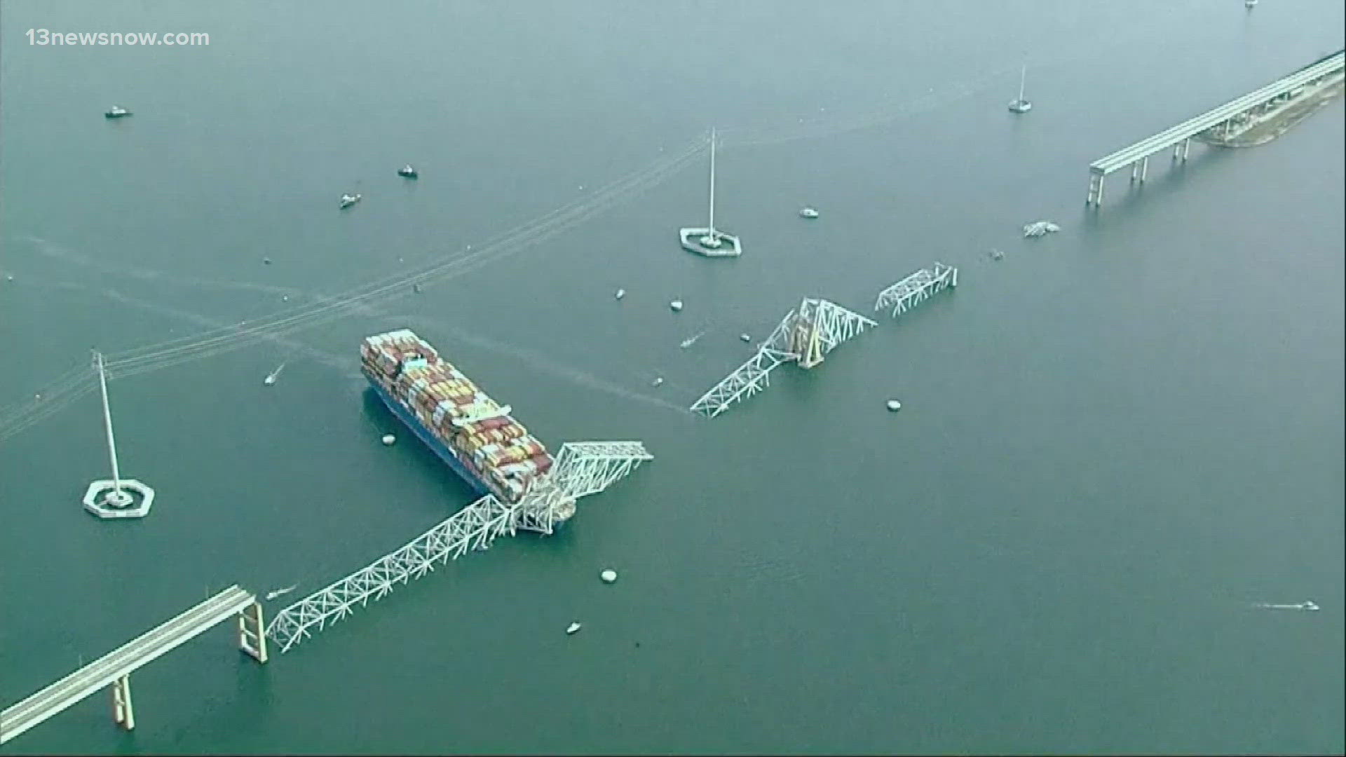 Examination continues into 2024 Francis Scott Key Bridge collapse ...