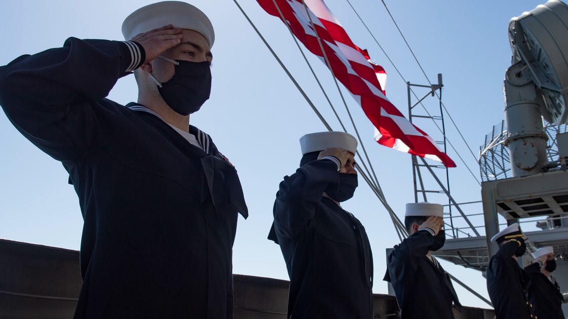 USS Mason sailor lost overboard in the Red Sea | 13newsnow.com