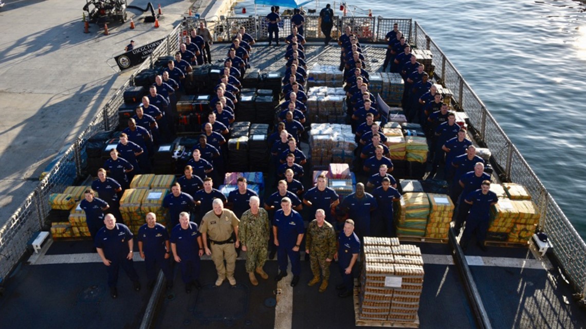 Virginia based Coast Guard Cutter returns after a multi-million-dollar ...