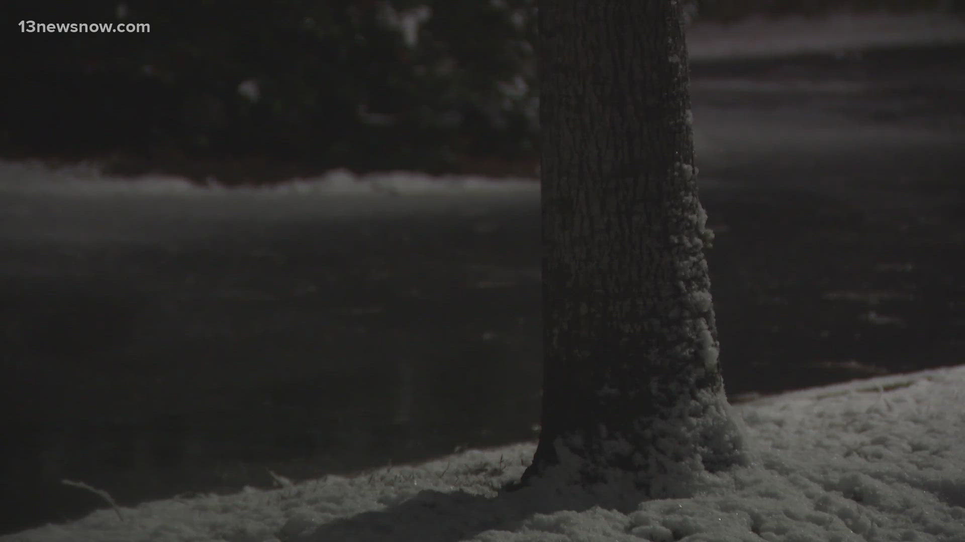 Quick morning snowfall creates wintry scene across Williamsburg before ...