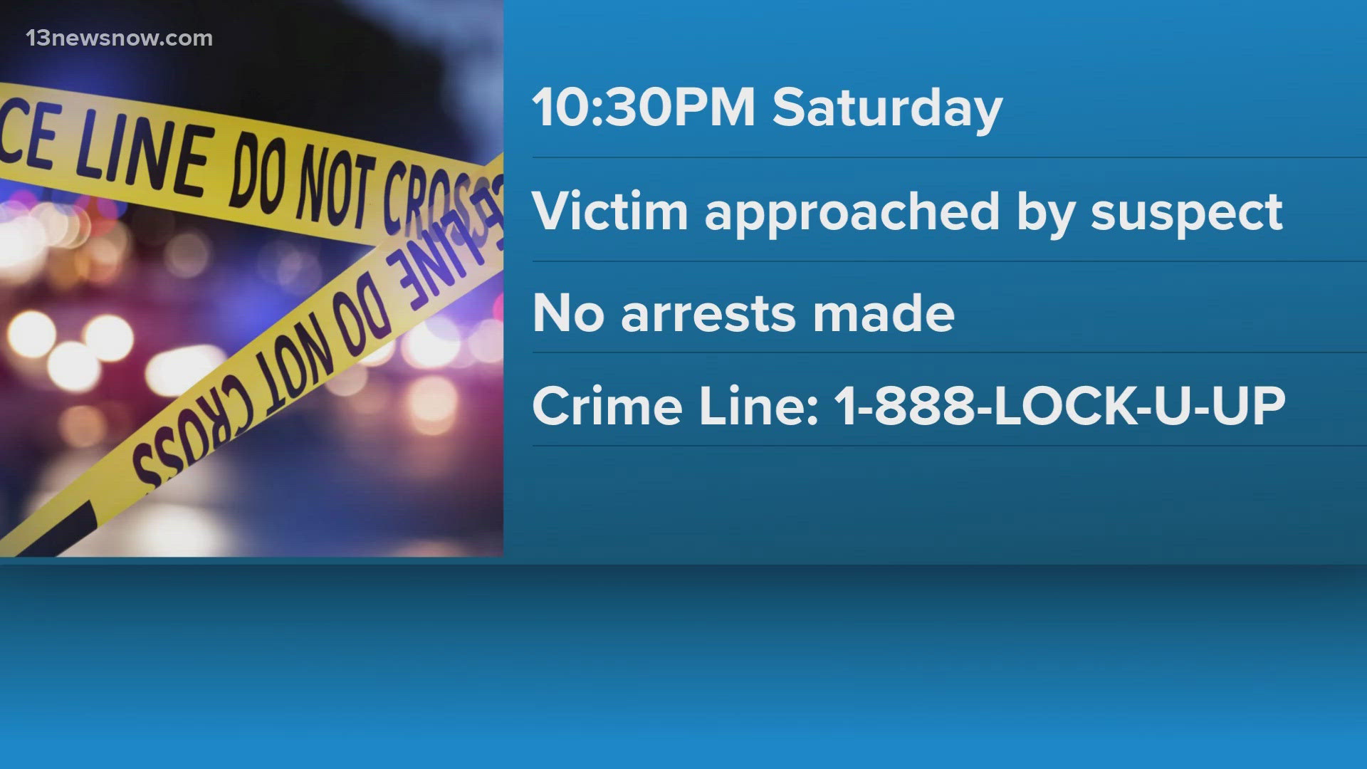 Weekend shooting under investigation in Hampton | 13newsnow.com