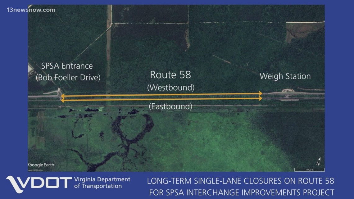 Route 58 lanes to gradually reopen in Suffolk | 13newsnow.com