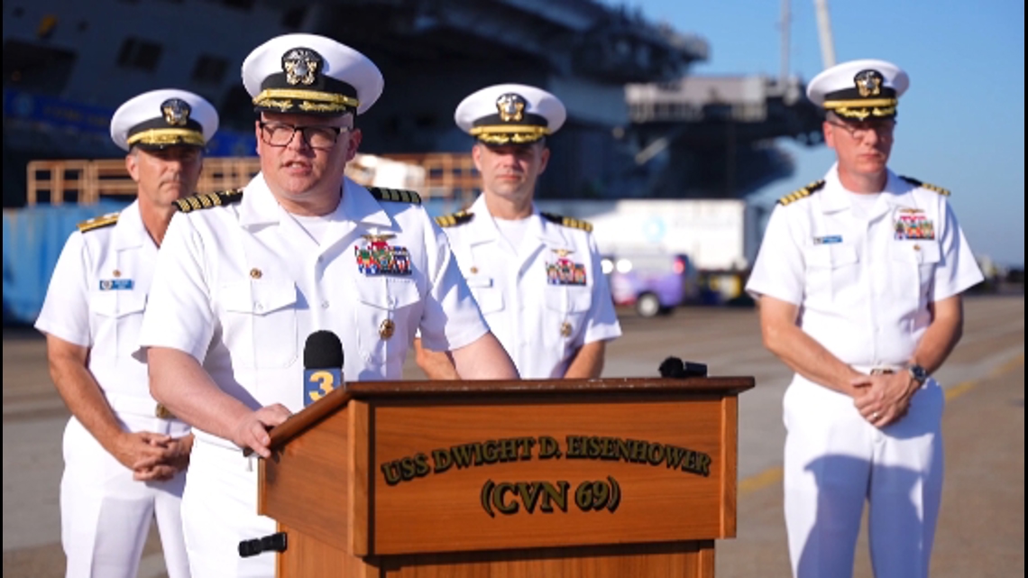 Following collision, Navy turns to USS Ike Commanding Officer to take over as interim commanding ...