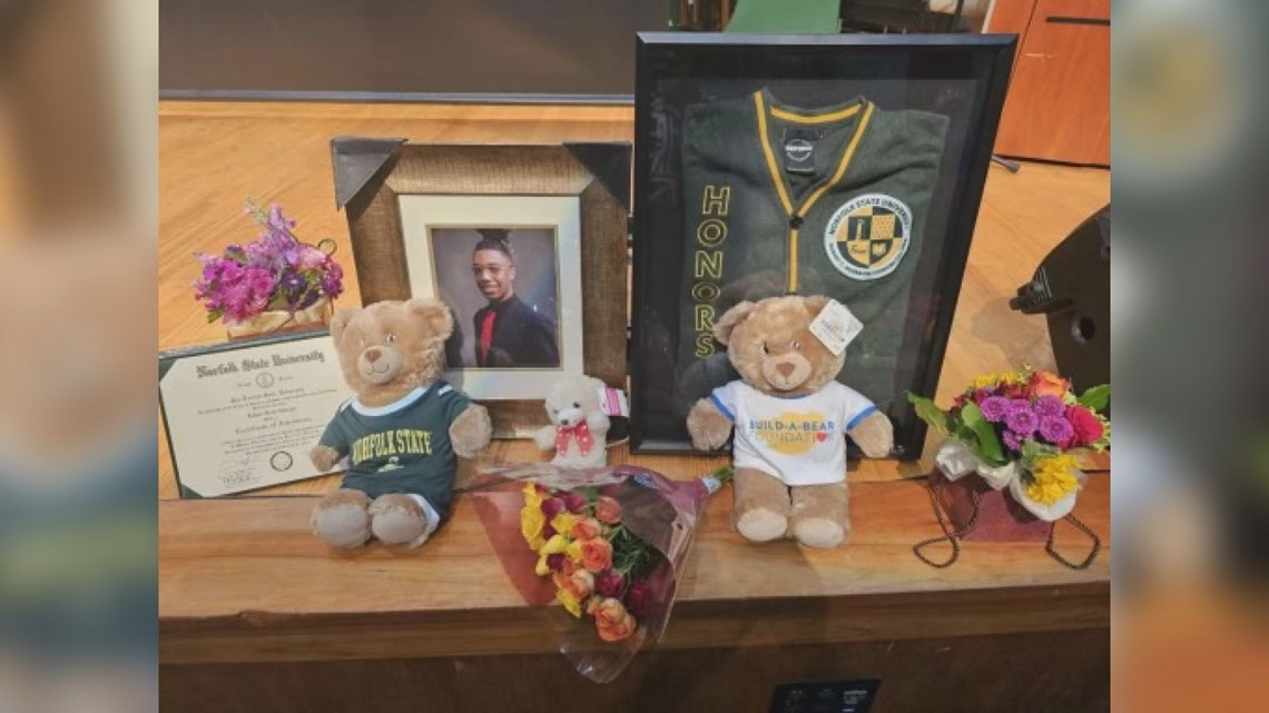 Friends and family honor NSU student Jahari George | 13newsnow.com