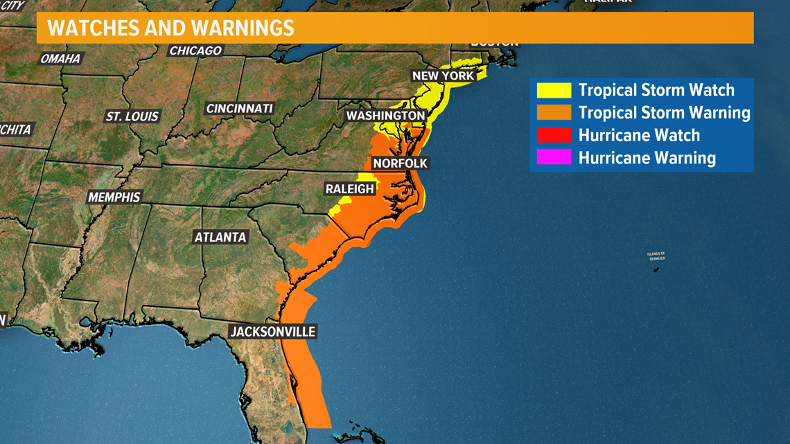 FORECAST: Attention turns to Isaias and its approach | 13newsnow.com