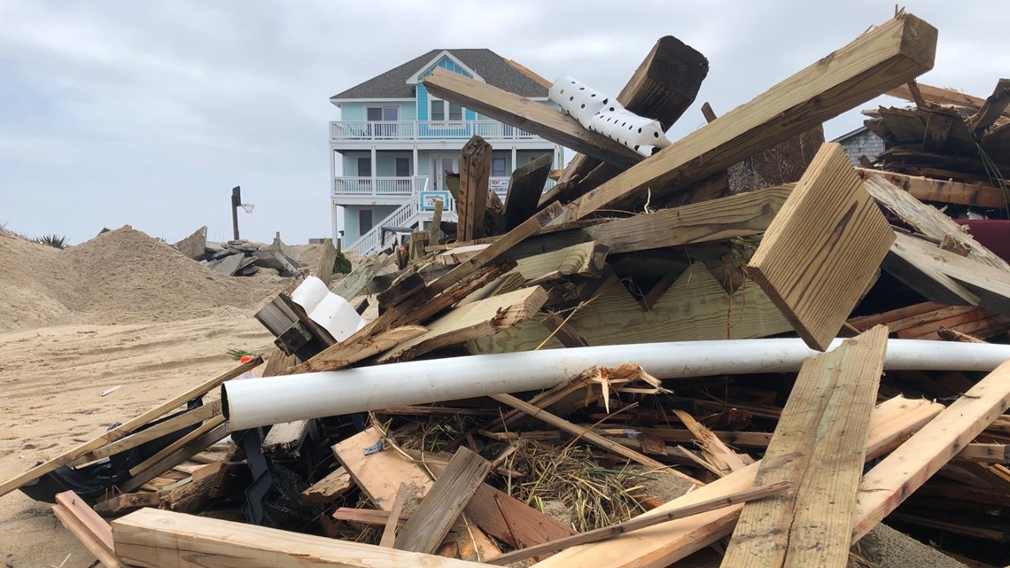 Cleanup efforts begin on the Outer Banks | 13newsnow.com